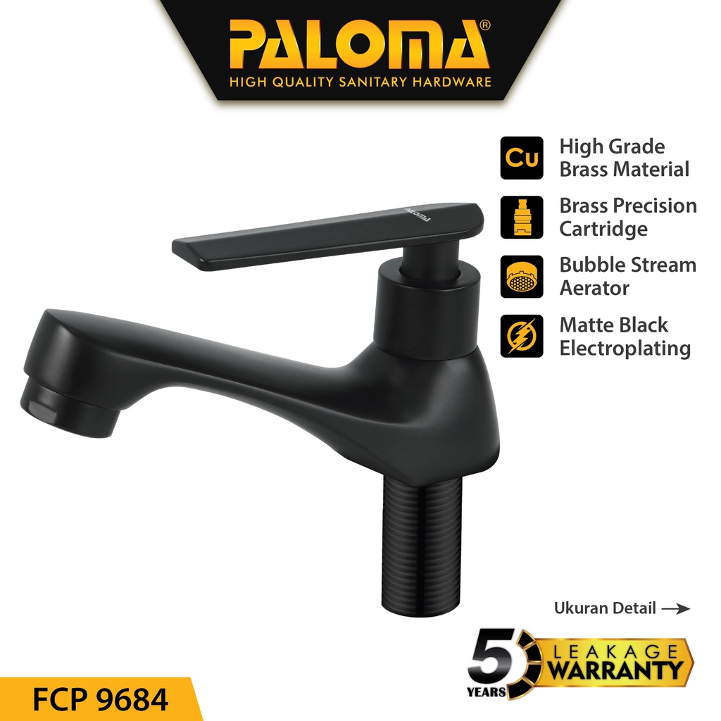 Jual PALOMA FCP 9684 Keran Wastafel Sink Cuci Tangan Basin Meja Kran ...