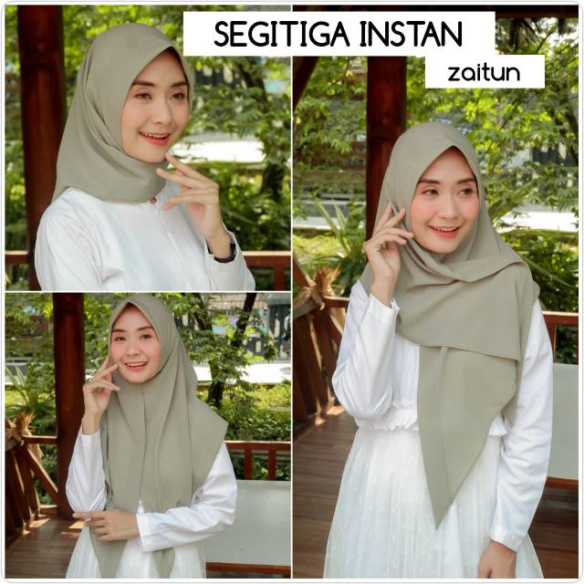 Jual Jilbab segitiga instan | Shopee Indonesia