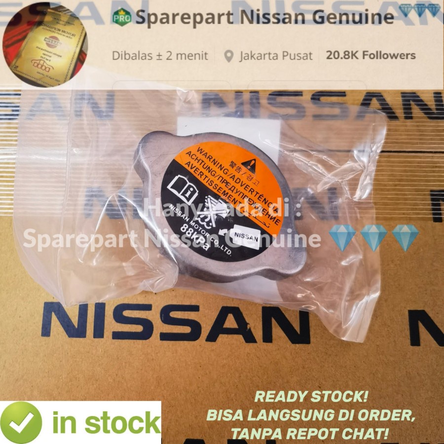 Jual Tutup cap radiator Nissan Grand livina dan lain2 ORIGINAL 21430-7999C | Shopee Indonesia