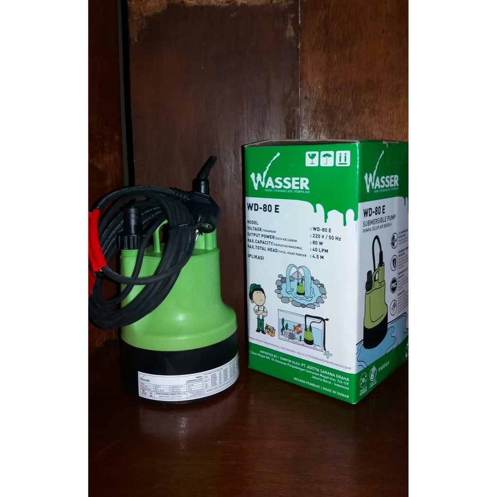 Jual Pompa Air Kolam Wasser WD 80 E | Shopee Indonesia