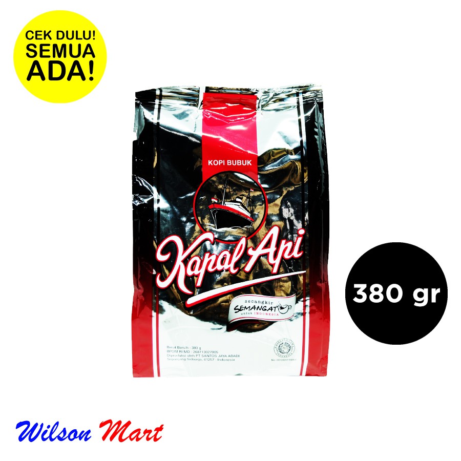Jual KAPAL API SILVER 380 GRAM | Shopee Indonesia