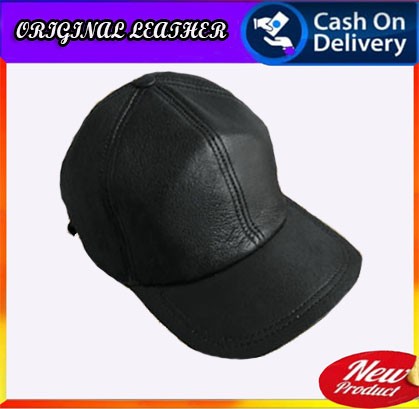 Jual topi pria topi cowo topi kulit topi kulit model belimbing | Shopee ...