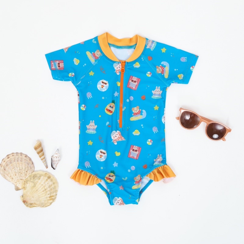Jual Little Whimsea x Pica Pica - Pool Party Swimsuit | Shopee Indonesia