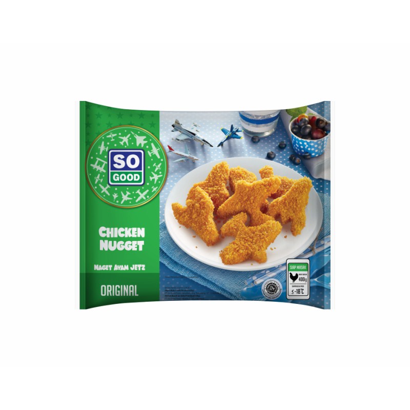 Jual So Good Chicken Nugget Jetz 400 gr Frozen Food Bandung | Shopee ...
