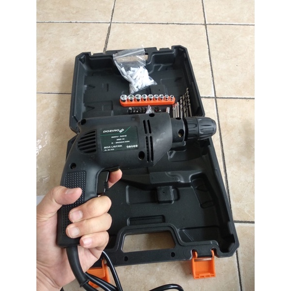 Jual Mesin bor set Koper 10mm Isi lengkap dan siap Pakai | Shopee Indonesia