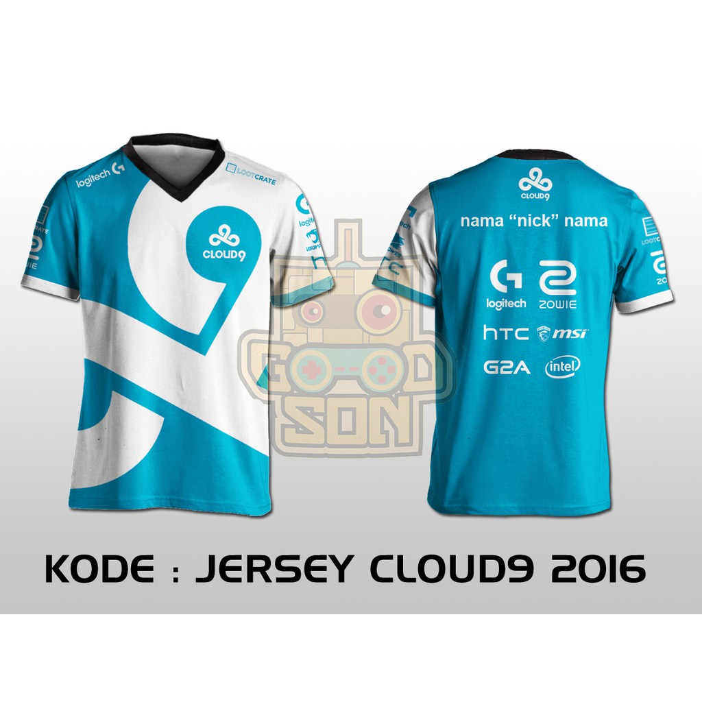 Jual JERSEY / KAOS TEAM GAMING CLOUD 9 2016 | Shopee Indonesia