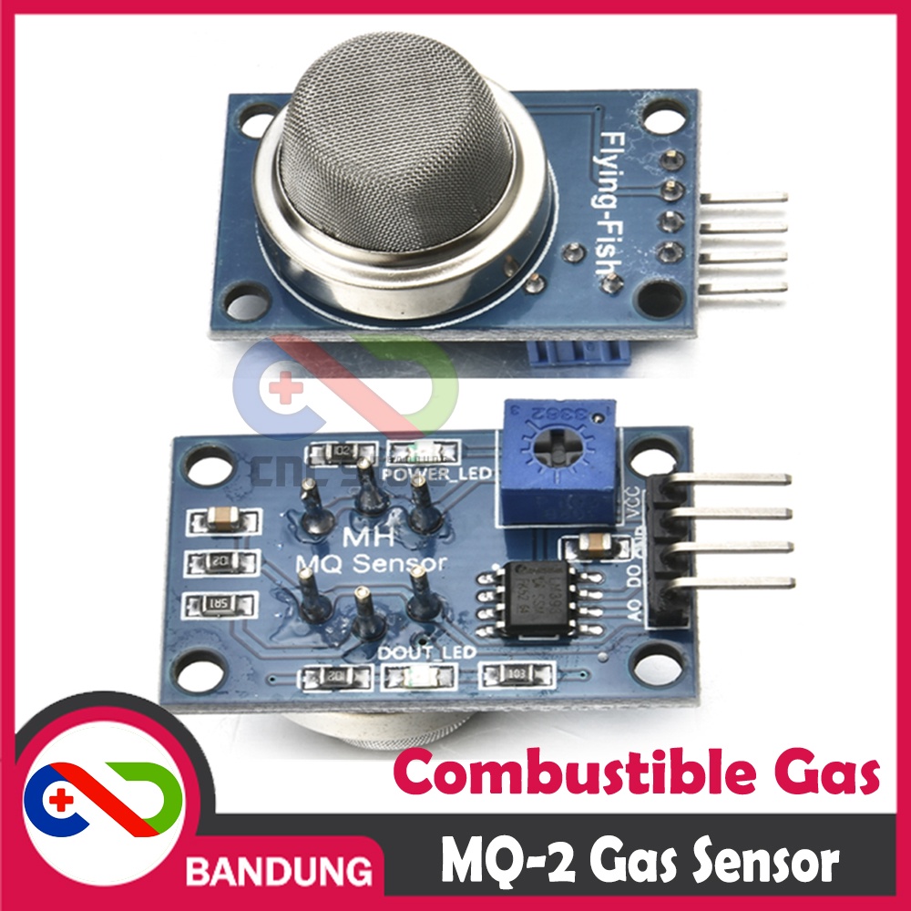 Jual MQ-2 MQ2 LPG BUTANE METHANE GAS SMOKE SENSOR MODULE FOR ARDUINO ...