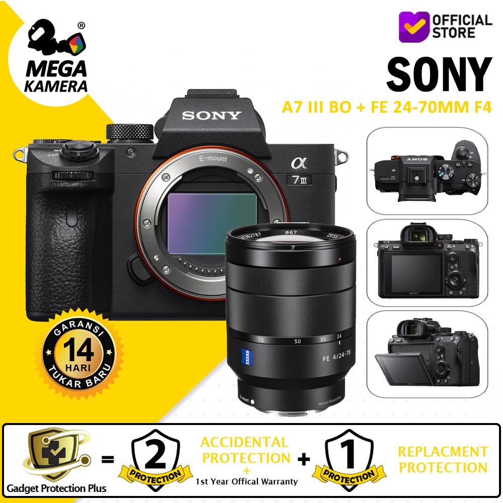 Jual Sony Alpha 7III / a7 III Mirrorless 7 Mark3 Camera A7III - Body ...
