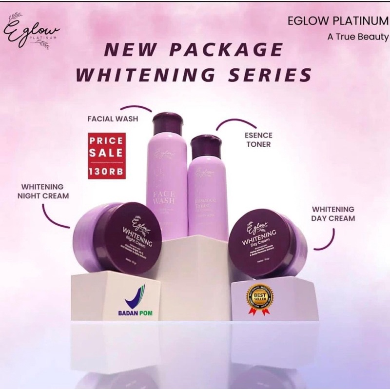 Jual E GLOW BEAUTY PLATINUM / EGLOW PLATINUM | Shopee Indonesia
