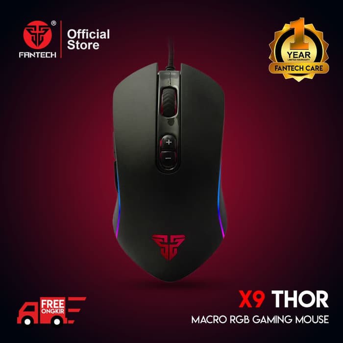 Jual Fantech Gaming Mouse X9 THOR Standart Macro AG0167 | Shopee Indonesia