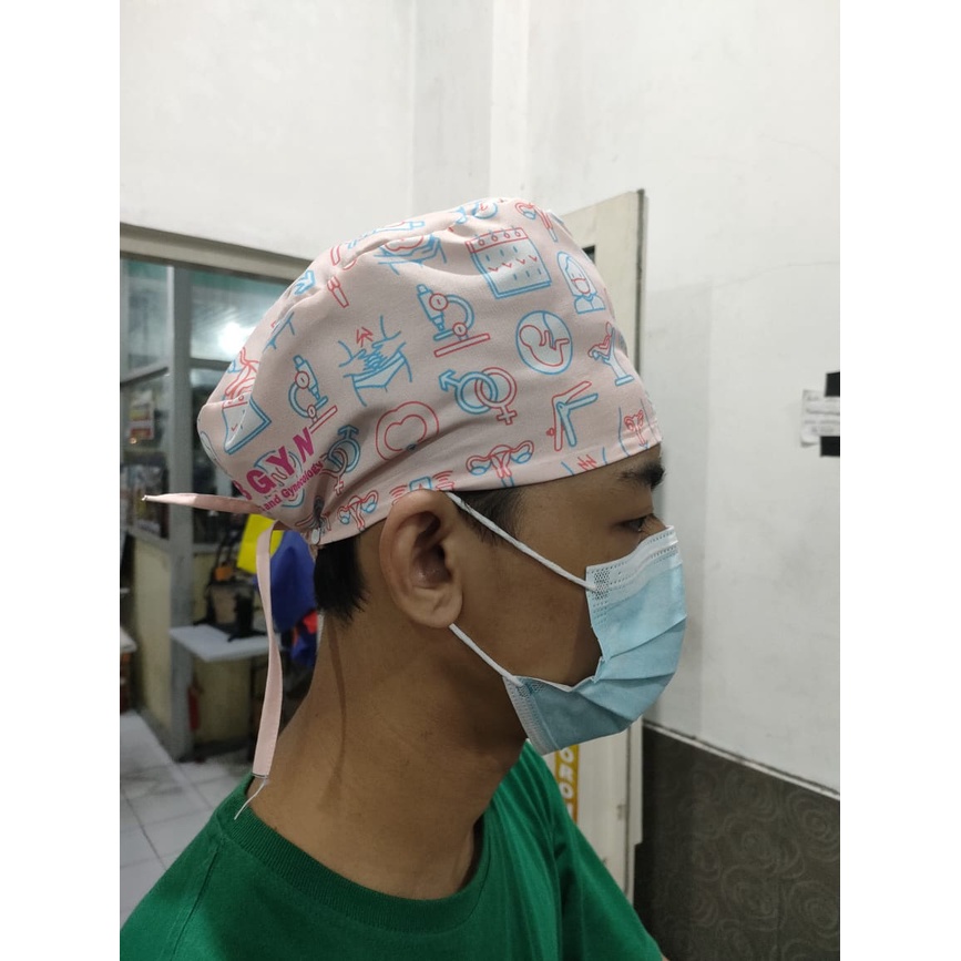 Jual Head Cap OBGYN Obstetrics and Gynecology /Topi Bedah / Haircap ...