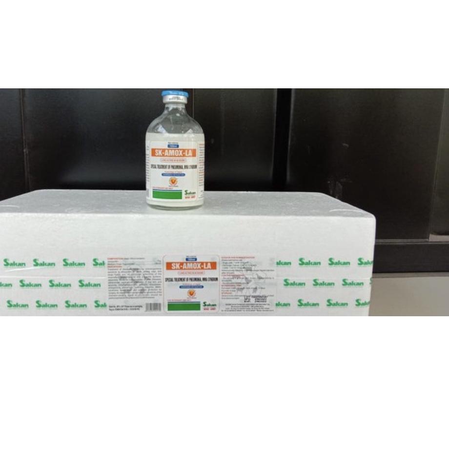 Jual Terbaik.. SK AMOX LA 100ml injeksi (amoxicylin 15%) | Shopee Indonesia