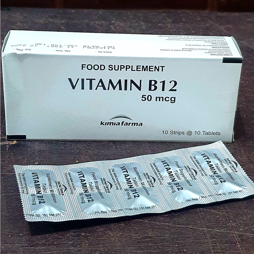 Jual Vitamin strip isi 10 tablet, Vitamin B1, B6, B12, B Complex ...