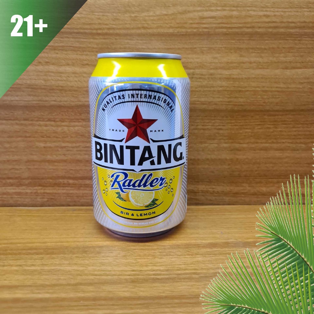 Jual Beer Bintang Radler Lemon Can Bir Kaleng 320ml | Shopee Indonesia