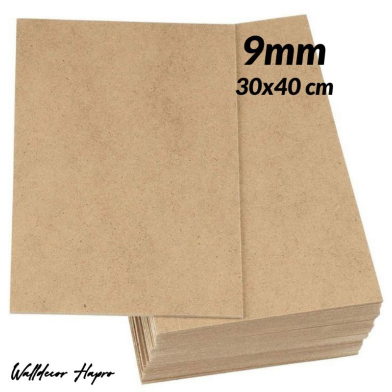 Jual Papan mdf kayu mdf 9 mm 30x40 bahan walldecor,frame,bingkai halus ...
