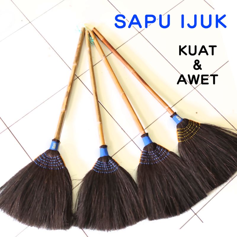 Jual SAPU LANTAI RUMAH PEMBERSIH DARI IJUK SUPER GAGANG ROTAN | Shopee ...