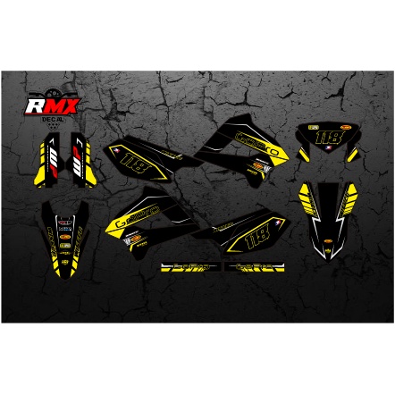 Jual DECAL KLX 250 S FULLBODY (002) DEKAL STIKER DTRACKER DTX 2009 2010 ...