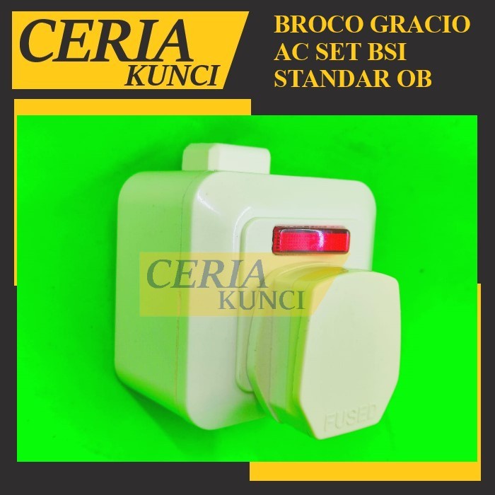 Jual BROCO GRACIO STOP KONTAK AC SET | Shopee Indonesia