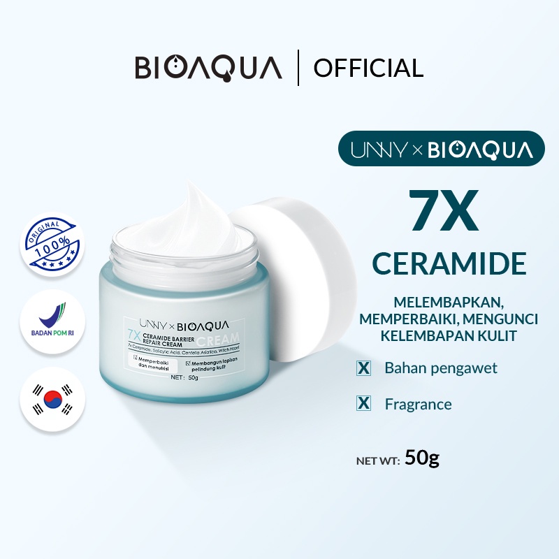 Jual BIOAQUA 7X Ceramide Skin Barrier Repair Moisturizer | Shopee Indonesia