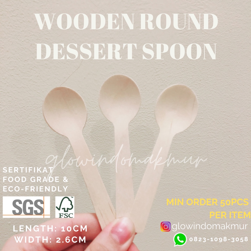 Jual 100pcs Gase Kayu Spork Sendok Makan Kayu Garpu Makan Kayu Wooden ...