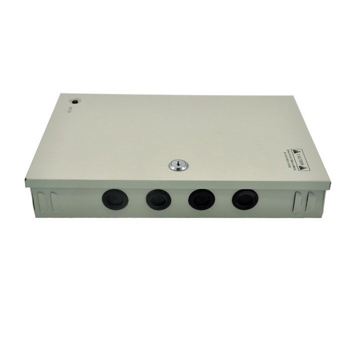 Jual Power Supply Box Kamera CCTV 10 ampere 12 volt (China) 9 port ...