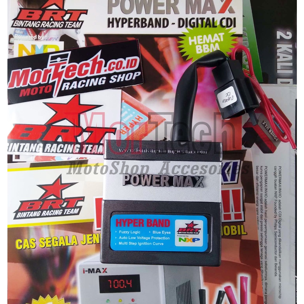 Jual CDI BRT Racing Power Max Hyperband Supra X Lama Grand Revo 110 ...
