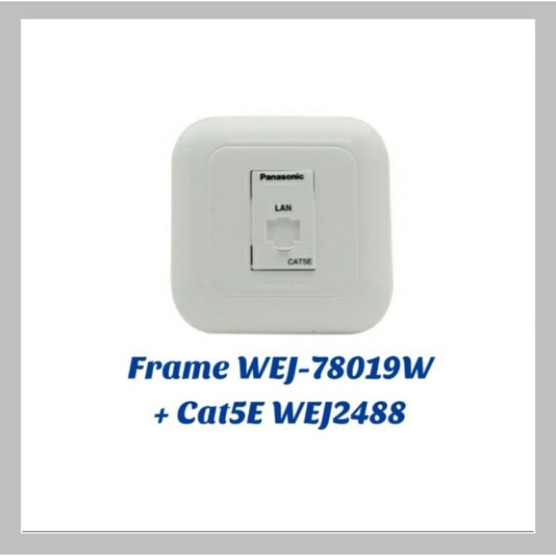 Jual PANASONIC IB Data Cat5e Frame WEJ78019W + 2488 ( Pilih Varian ...
