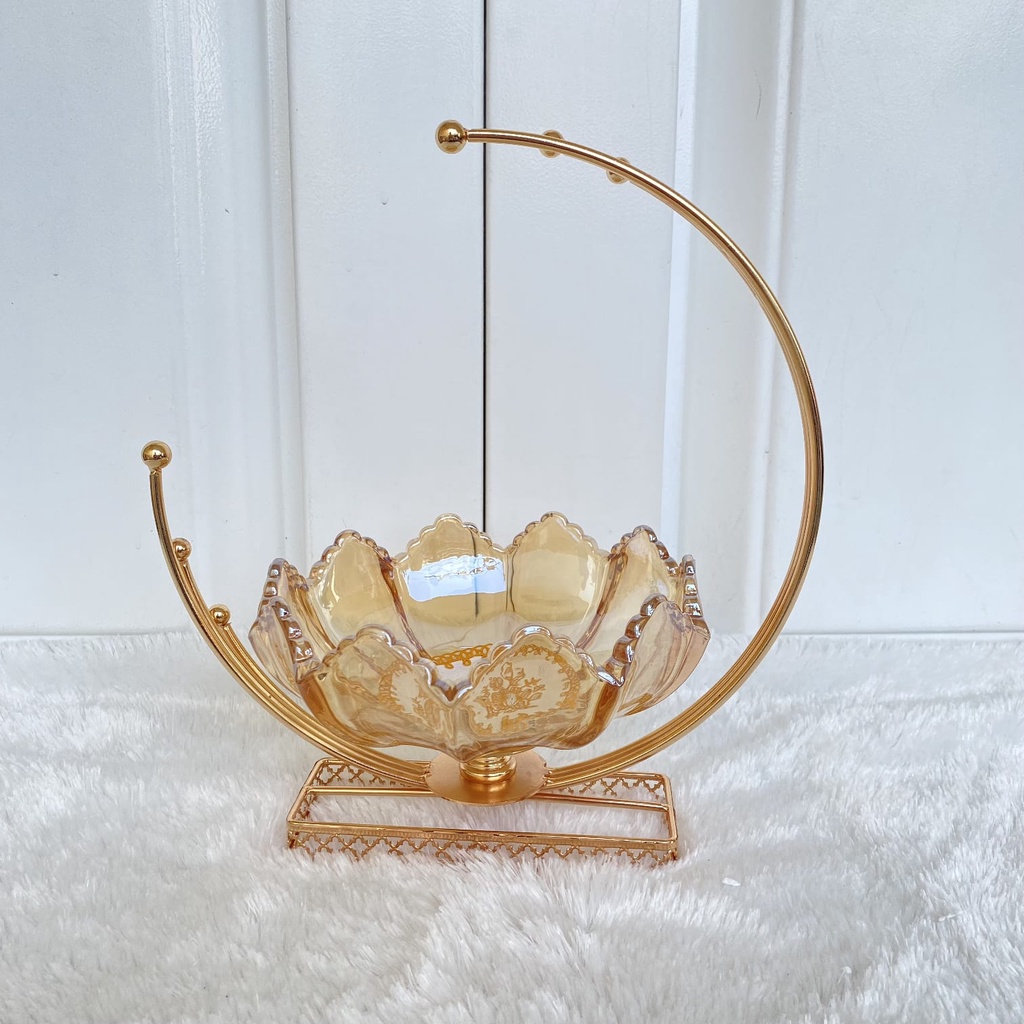 Jual Wadah Buah Kristal / Wadah Permen Kristal / Dekorasi Multifungsi ...