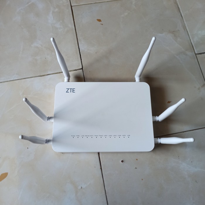 Jual Router ZTE ZXHN F670 6 antena GPON ONT Modem router | Shopee Indonesia