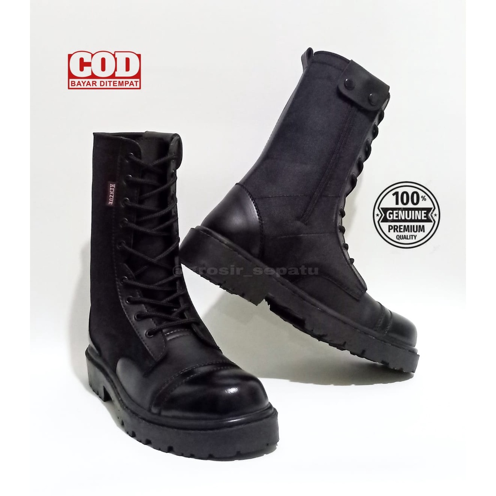 Jual SEPATU BOOTS DINAS PDL UJUNG BESI TNI POLRI SECURITY BISA COD | Shopee Indonesia