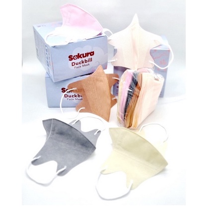 Jual Masker Medis Sakura Warna Mixed isi 50 pcs | Shopee Indonesia