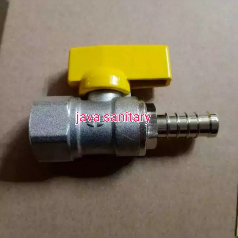 Jual Stop Kran Gas Original Riffeng Drat Dalam 1/2 inch/Stop Kran Gas 1 ...