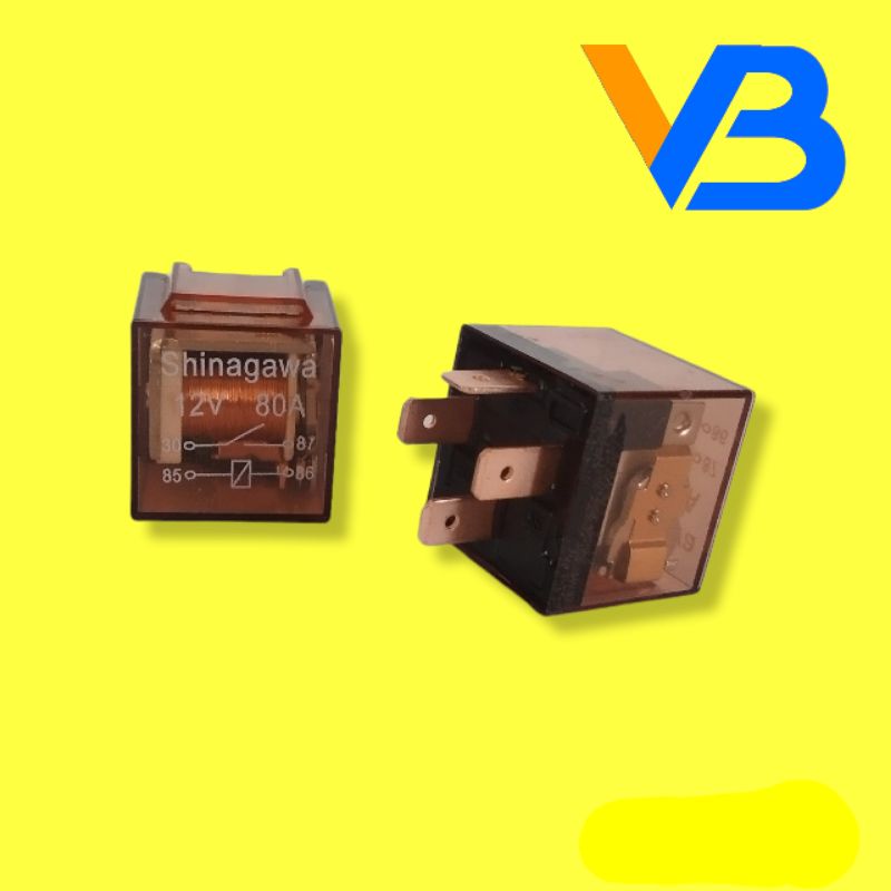 Jual Relay 12 Volt 80A 4 Kaki Relay 4 Kaki Relay Lampu Relay Klakson ...