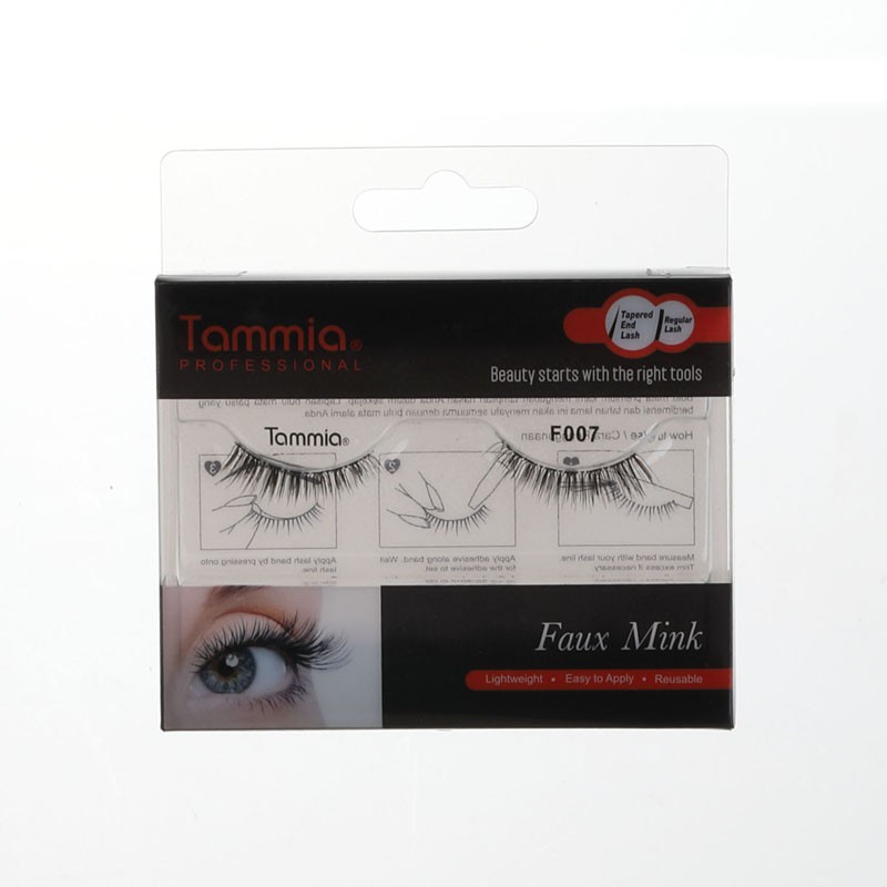 Jual Tammia Professional eyelashes faux mink bulu mata F007 | Shopee ...