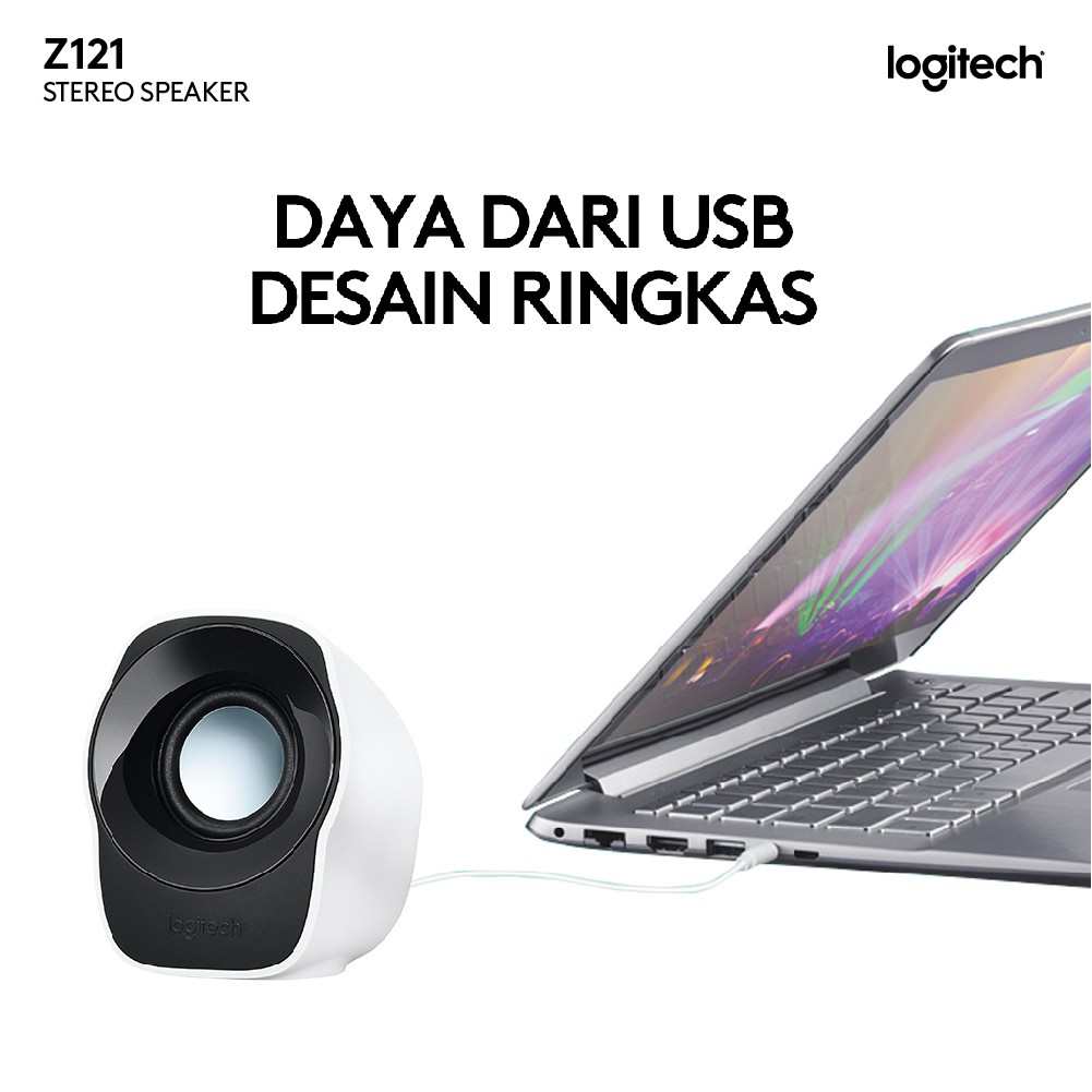 Jual Logitech Z121 Stereo Speaker | Shopee Indonesia