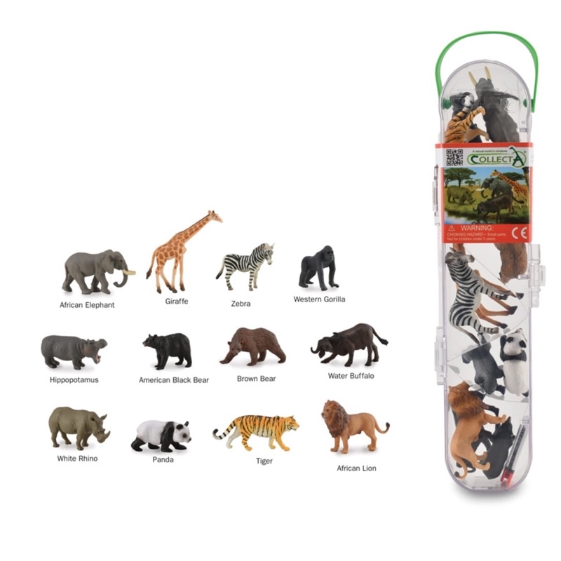 Jual Collecta Wild Animals 12 pcs | Shopee Indonesia