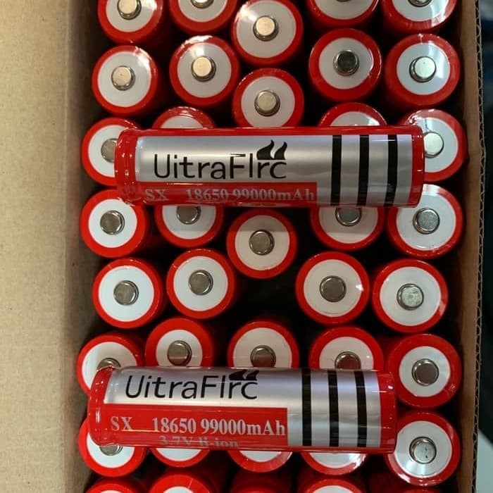 Jual New baterai ultrafire 18650 power bank kipas portable lampu ...