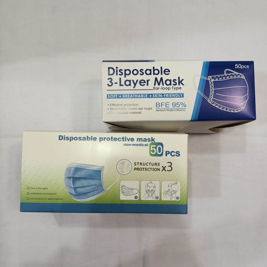 Jual MASKER MEDIS EARLOOP PROTECTIVE MASK | Shopee Indonesia