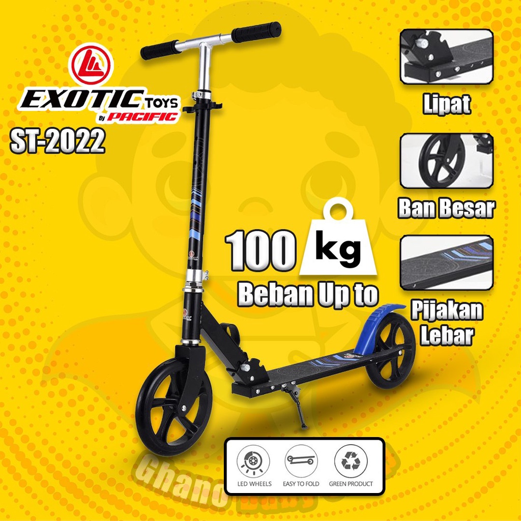 Jual Skuter Scooter Lipat Ringan Anak dan Dewasa Exotic ST 2022 ...