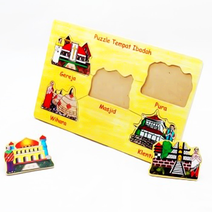Jual PUZZLE TEMPAT IBADAH STIKER | Shopee Indonesia