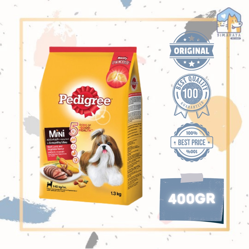 Jual PEDIGREE SMALL MINI 400GR FRESHPACK | Shopee Indonesia