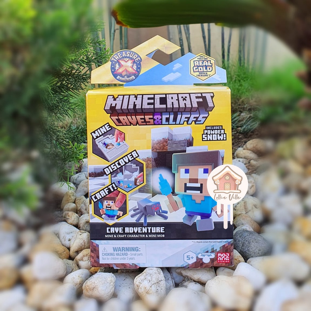 Jual Treasure X Minecraft Caves & Cliffs Cave Adventure | Shopee Indonesia