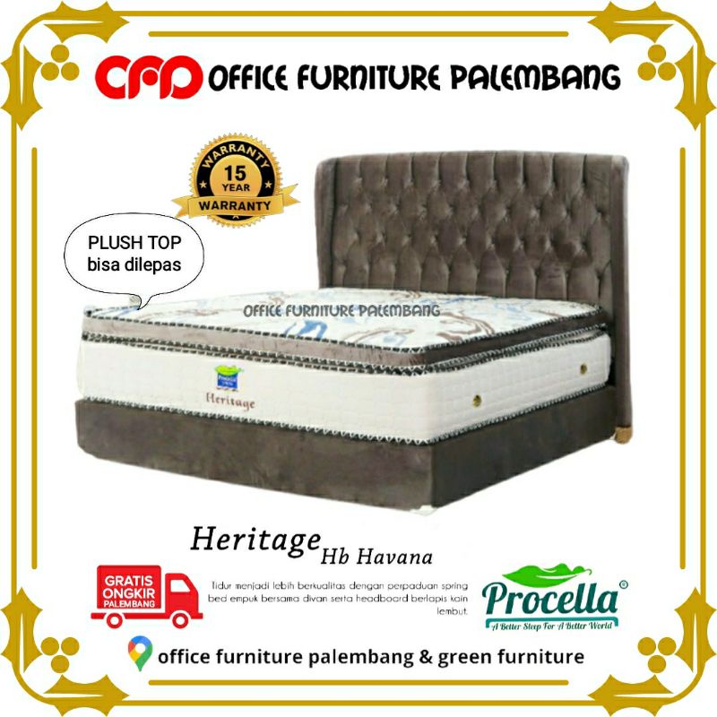 Jual matras spring bed kasur springbed procella heritage hb havana ...