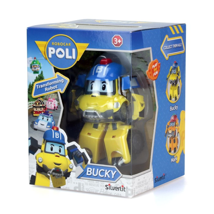 Jual Robocar Poli Transforming Robot Bucky 83308 Mainan Anak Original ...