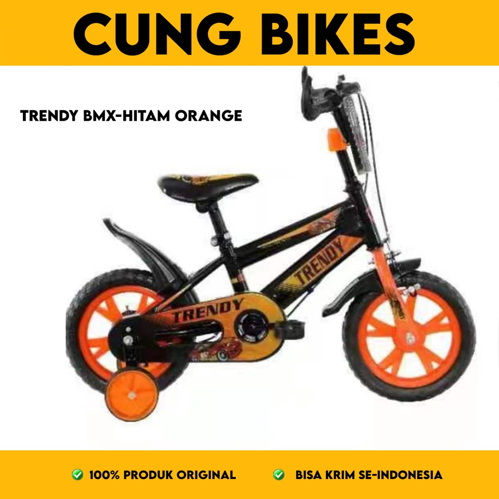 Jual Sepeda Anak BMX 12 Inch Atlantis Trendy TR 705-7 EVA stir dorongan ...