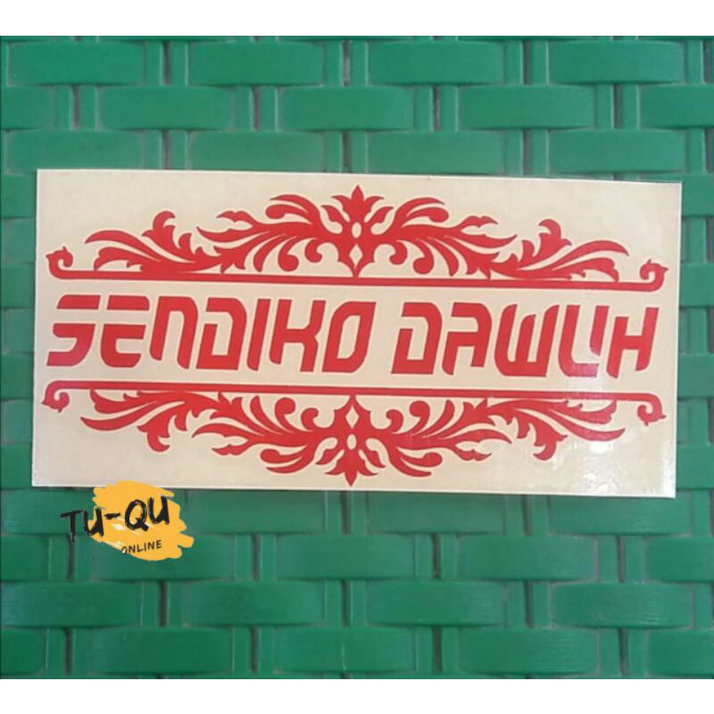 Jual Stiker sendiko dawuh triball | Shopee Indonesia