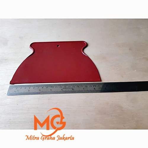 Jual MG TERMURAH Kape PVC Merah Scraper Skrap Sekrap Plastik 5" Inch ...