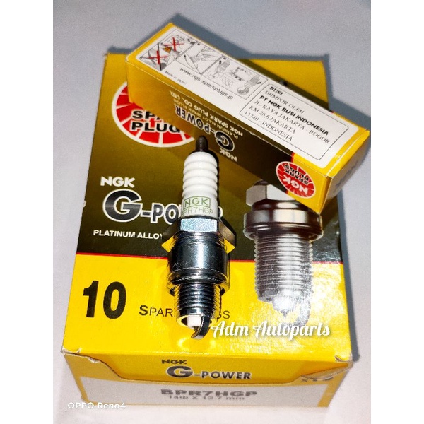 Jual BUSI RX king G- POWER BPR7HGP NGK G-Power Busi Motor 2Tax Vespa RX ...