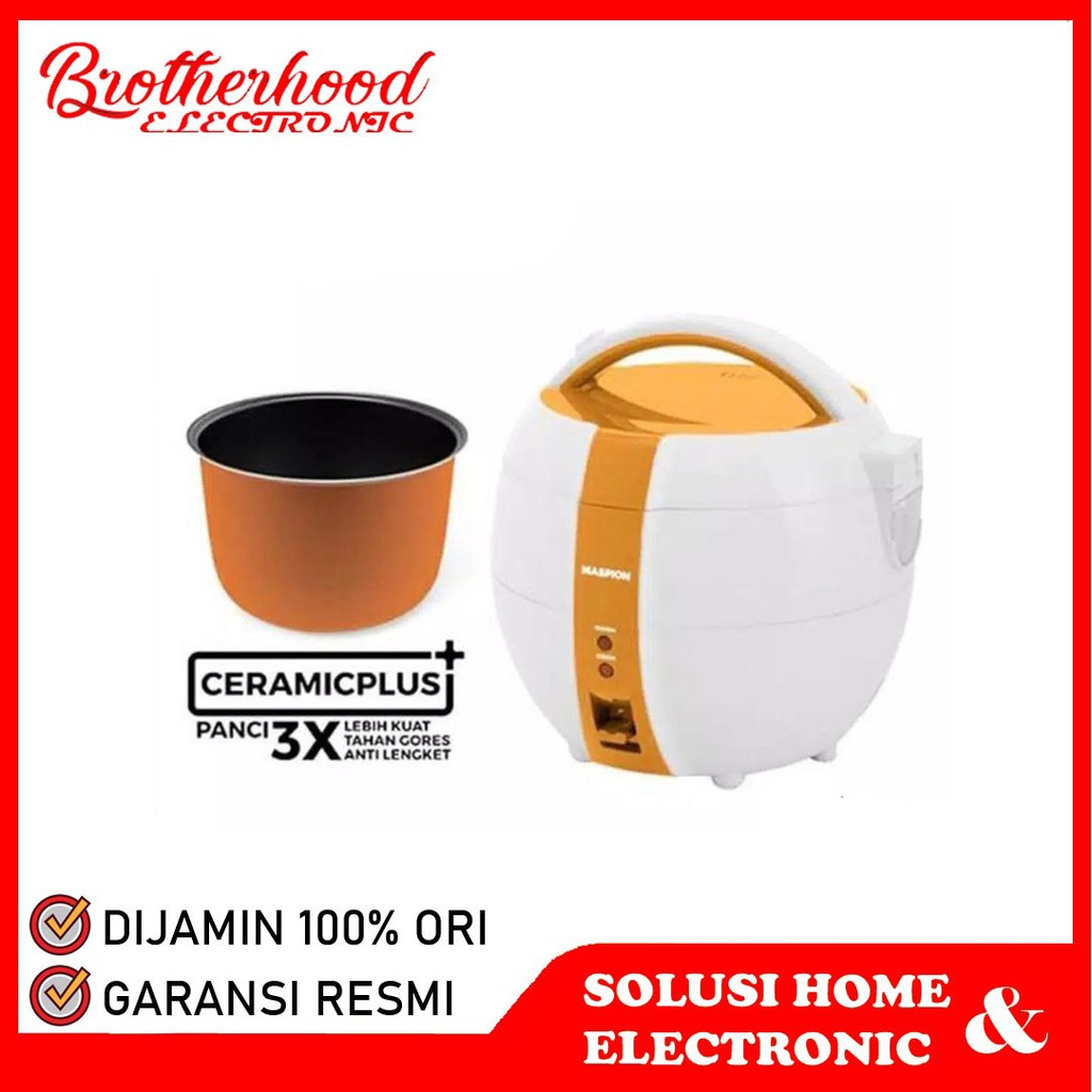 Jual (BISA COD) MAGIC COM / RICE COOKER MASPION MRJ-1239 / MRJ1239 / MRJ 1239 [1,2 LITER ...