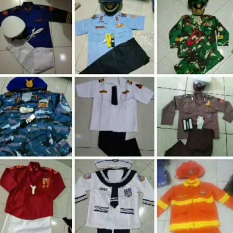 Jual Seragam Profesi Anak / Baju Karnaval Anak Atribut Lengkap Pocil ...